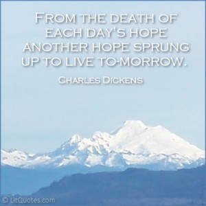 Another Hope Tomorrow Quote Photo | LitQuotes Blog